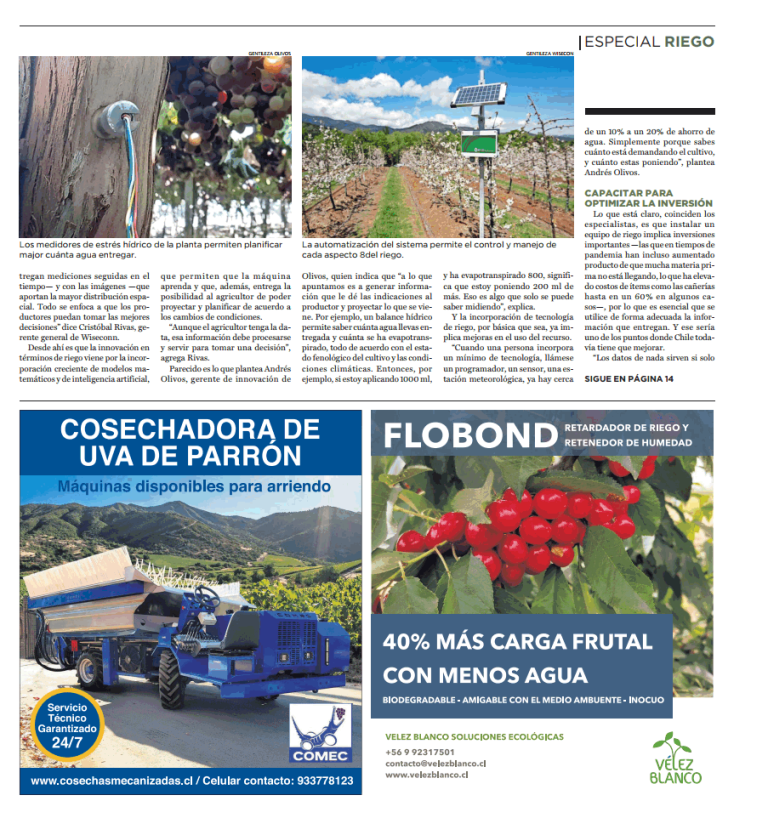 FloraPulse featured in Revista del Campo - Flora Pulse